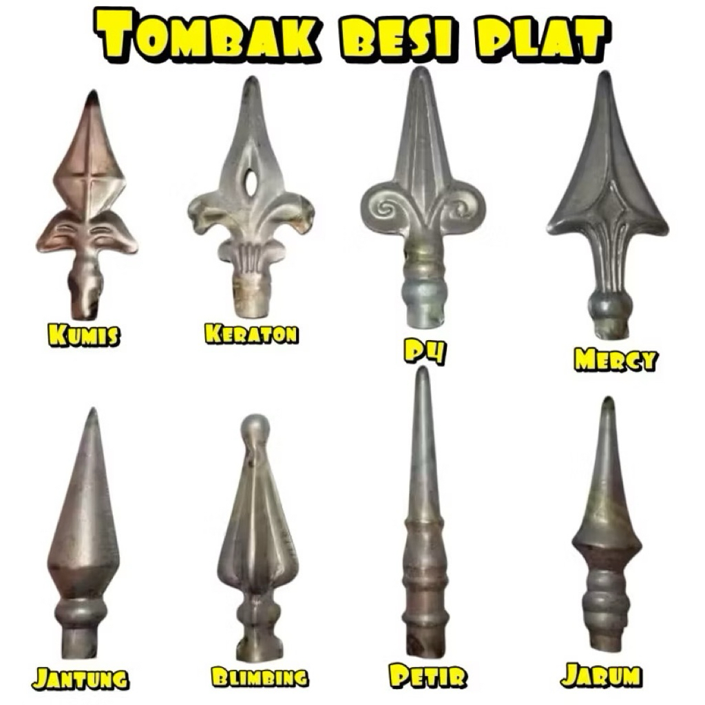 Jual Tombak Plat Besi Berbagai Model Untuk Ornamen Pagar (TERMURAH ...