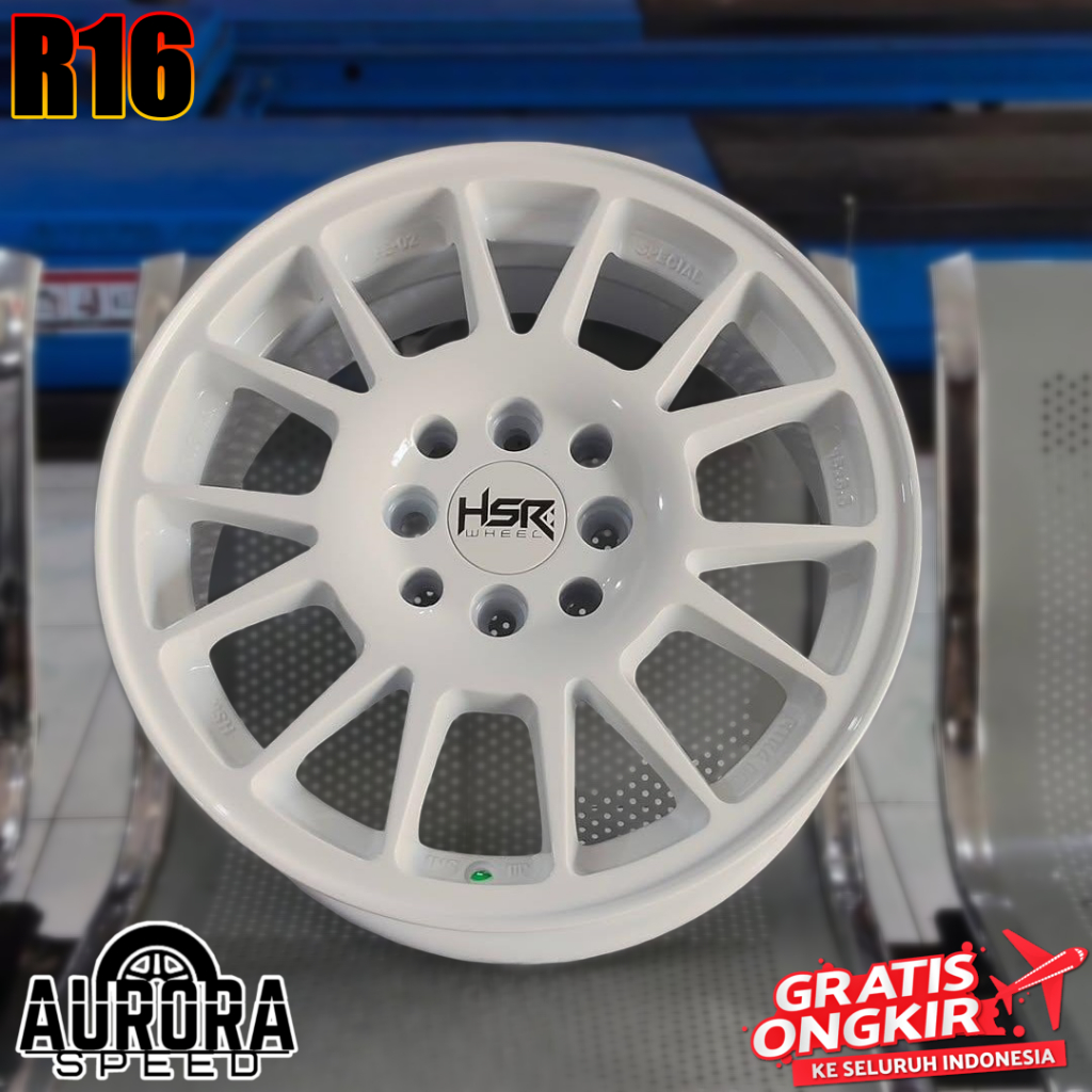Jual Velg racing ring 16 lubang 4 mobil Brio City Freed Mobilio Yaris Vios Agya tipe HSR FE02 ...