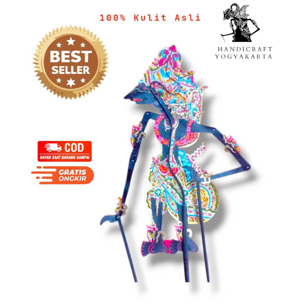 Jual Handicraftyogyakarta | wayang kulit kresno/krisna | Shopee Indonesia