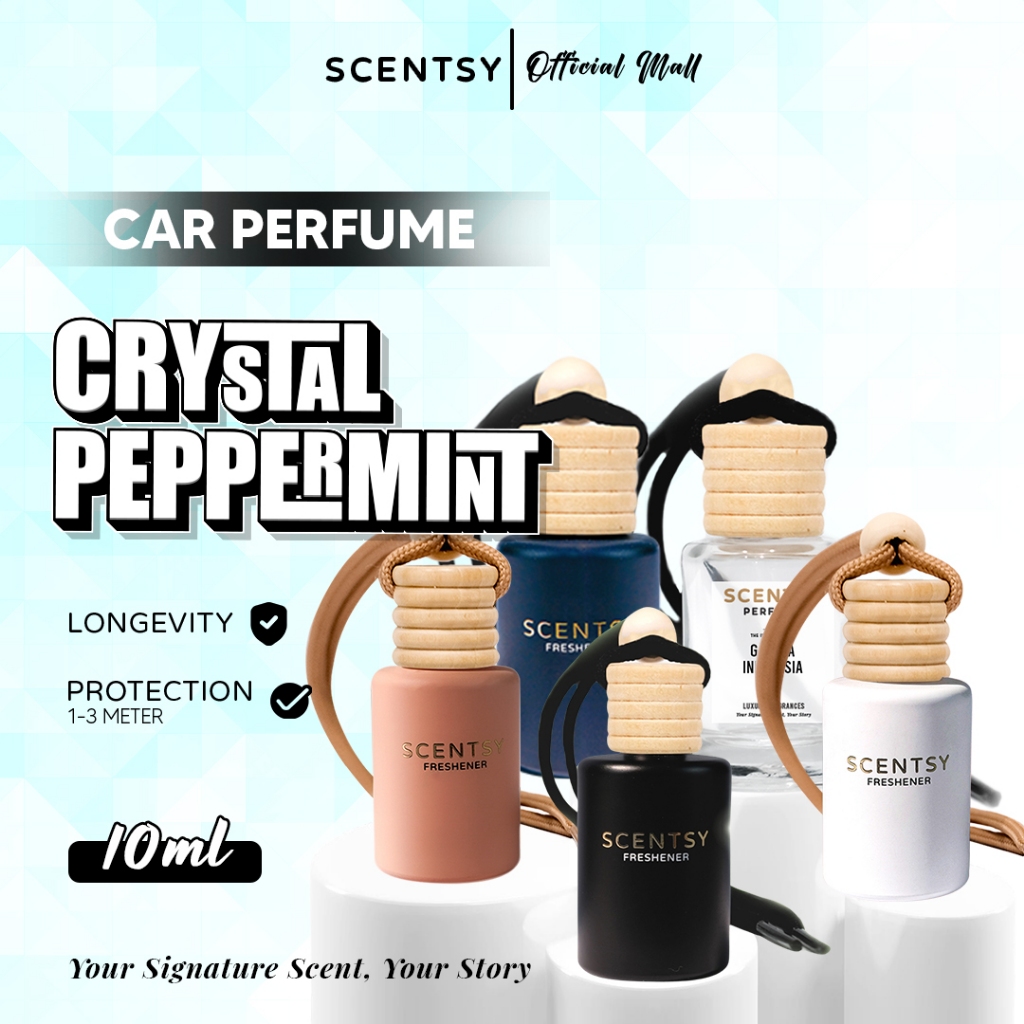 Jual SCENTSY Parfum Mobil CRYSTALL PEPPERMINT Pengharum Anti Mual 10ml ...