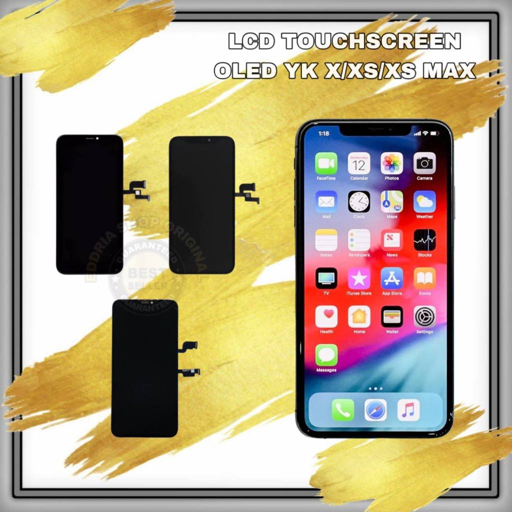 Jual LCD TOUCHSCREEN IP X/XS/XS MAX OLED YK FULLSET BARU | Shopee Indonesia