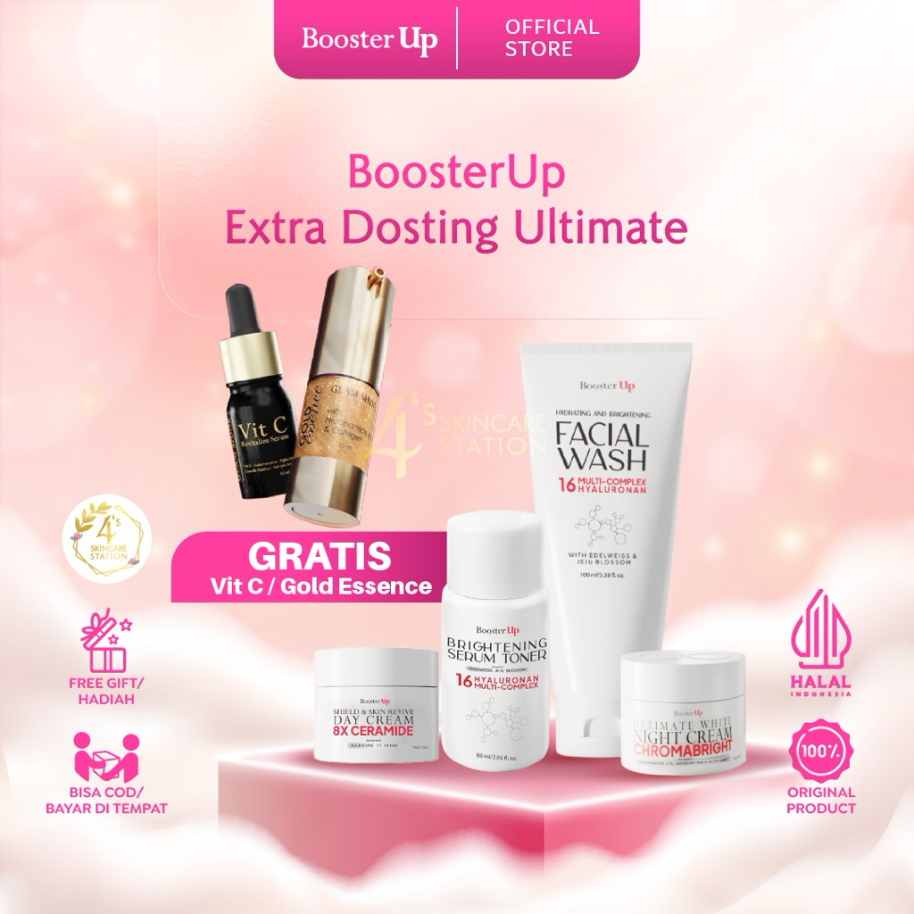 Jual 4SKINCARE - Paket Wajah set Paket kecantikan Dosting Booster up ...
