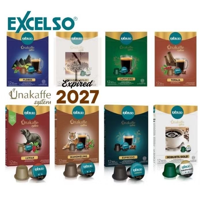 Jual EXCELSO CAPSULE UNAKAFFE kopi kapsul excelso unakaffe ALL VARIAN ...