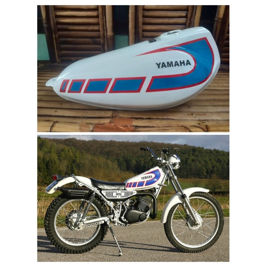 Jual Tangki Trail Jadul Yamaha TY 125 tangki vintage Yamaha TY175 ...