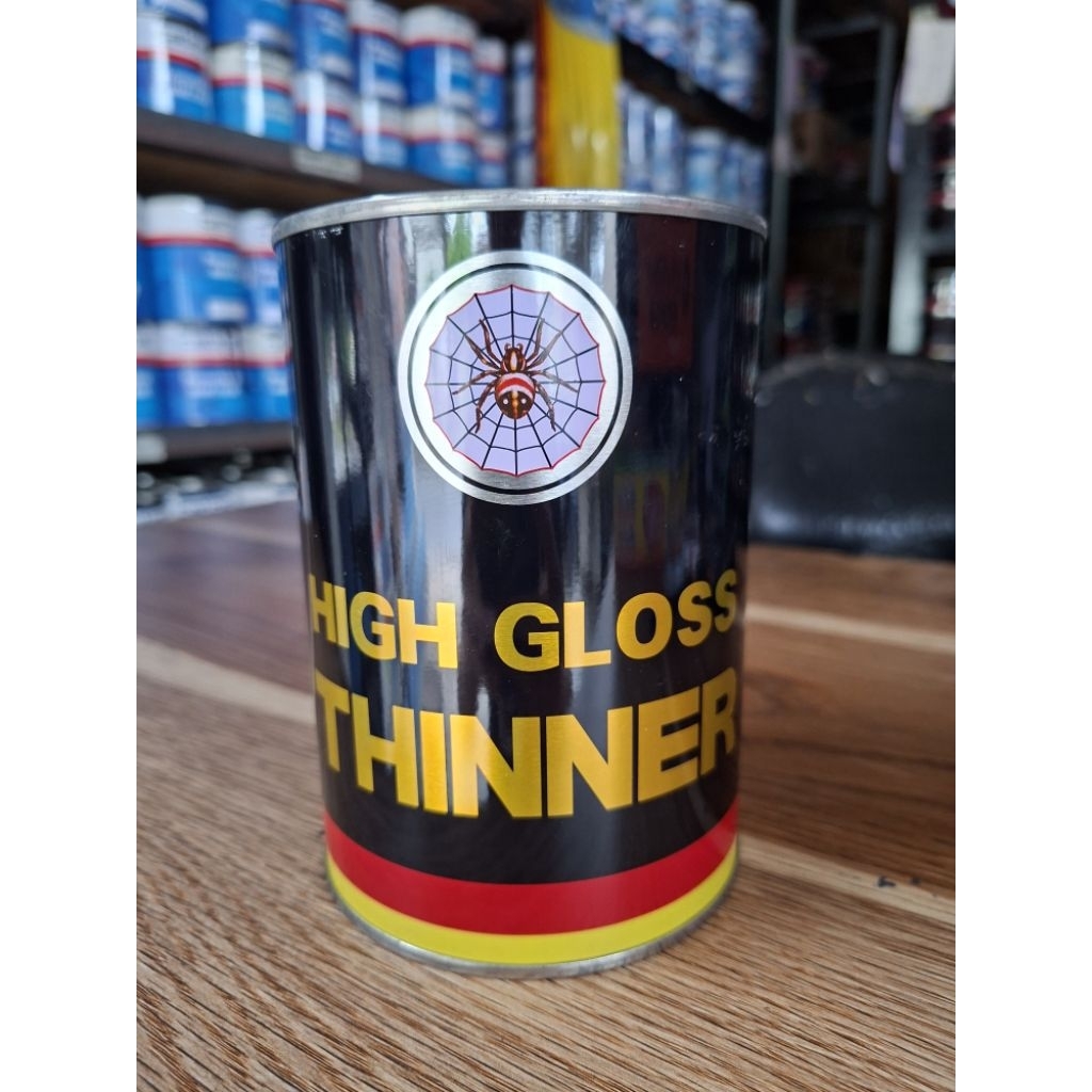 Jual thiner high gloss laba laba hitam 1L | Shopee Indonesia