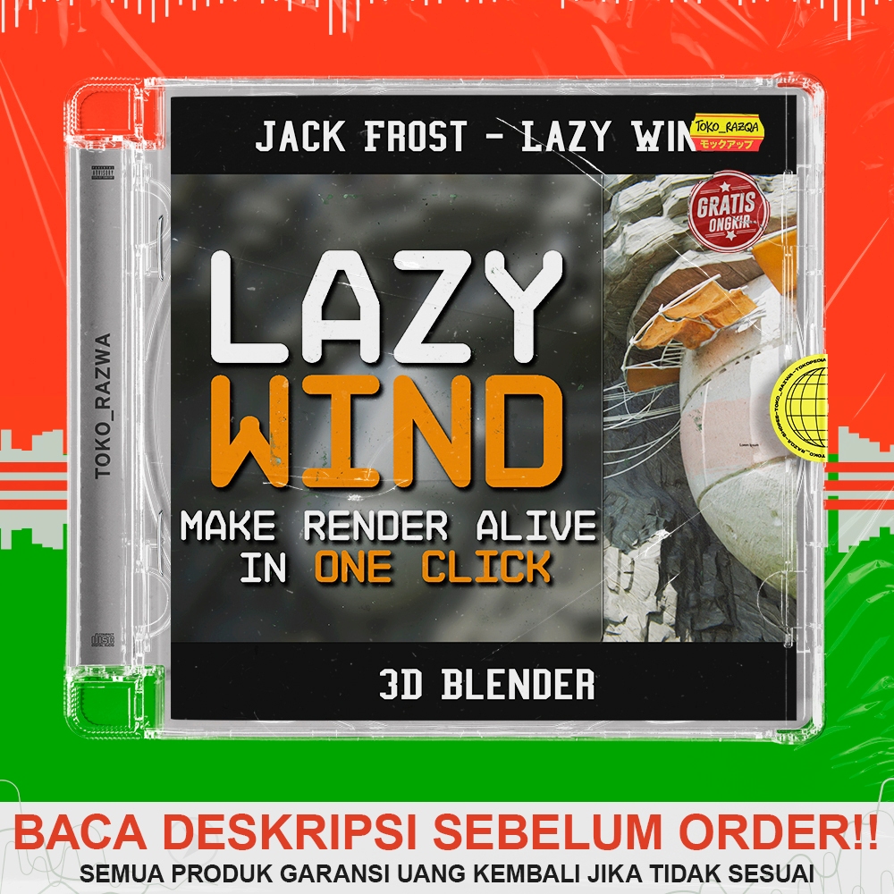 Jual 3D Blender - Jack Frost - Lazy Wind - 230525 | Shopee Indonesia
