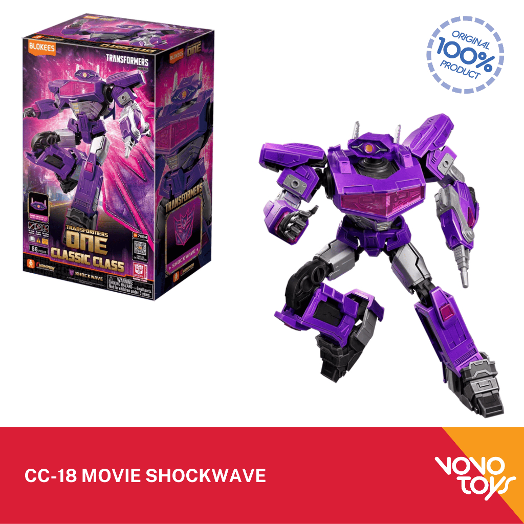 Jual Blokees Transformers CC-18 Movie Shockwave | Shopee Indonesia