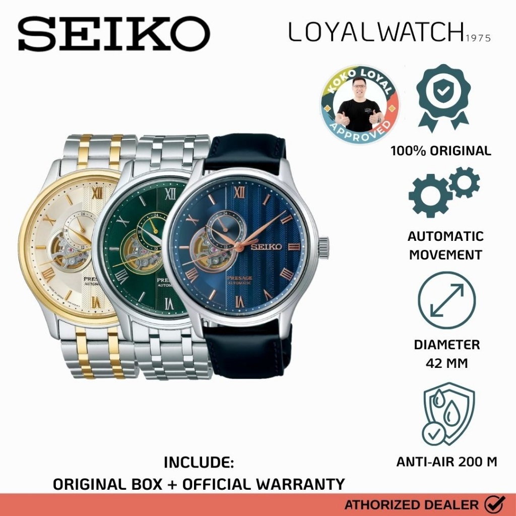 Jual Jam Tangan Seiko Presage Automatic JAPANESE "ZEN GARDEN" Pria ...