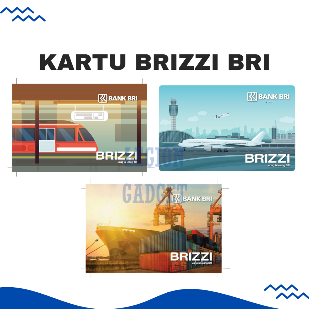 Jual KARTU BRIZZI E-MONEY BRI KARTU ELEKTRONIK TOL/KRL/PARKIR/MRT DLL ...