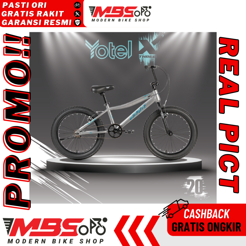 Jual [GARANSI RESMI] ELEMENT COYOTE YOTEL XTHREE / SEPEDA BMX 20 INCH ...