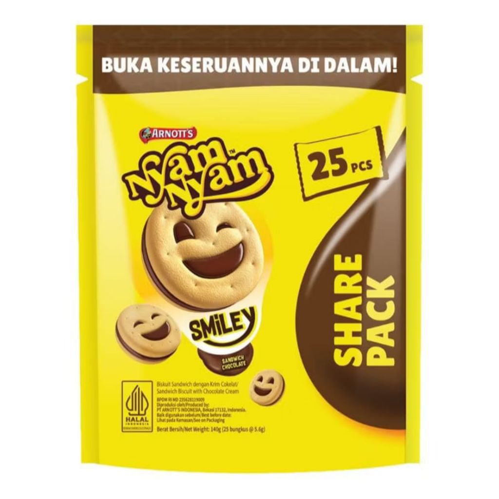 Jual Nyam Nyam Smile Isi 25Pcs | Shopee Indonesia