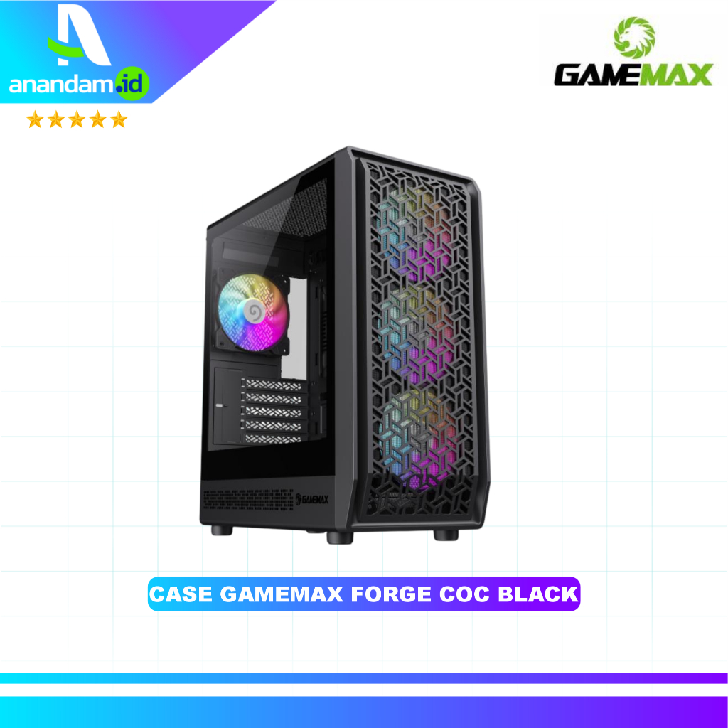 Jual Casing PC Komputer Gamemax Forge COC | Mid Tower | ATX Case | 4 ...