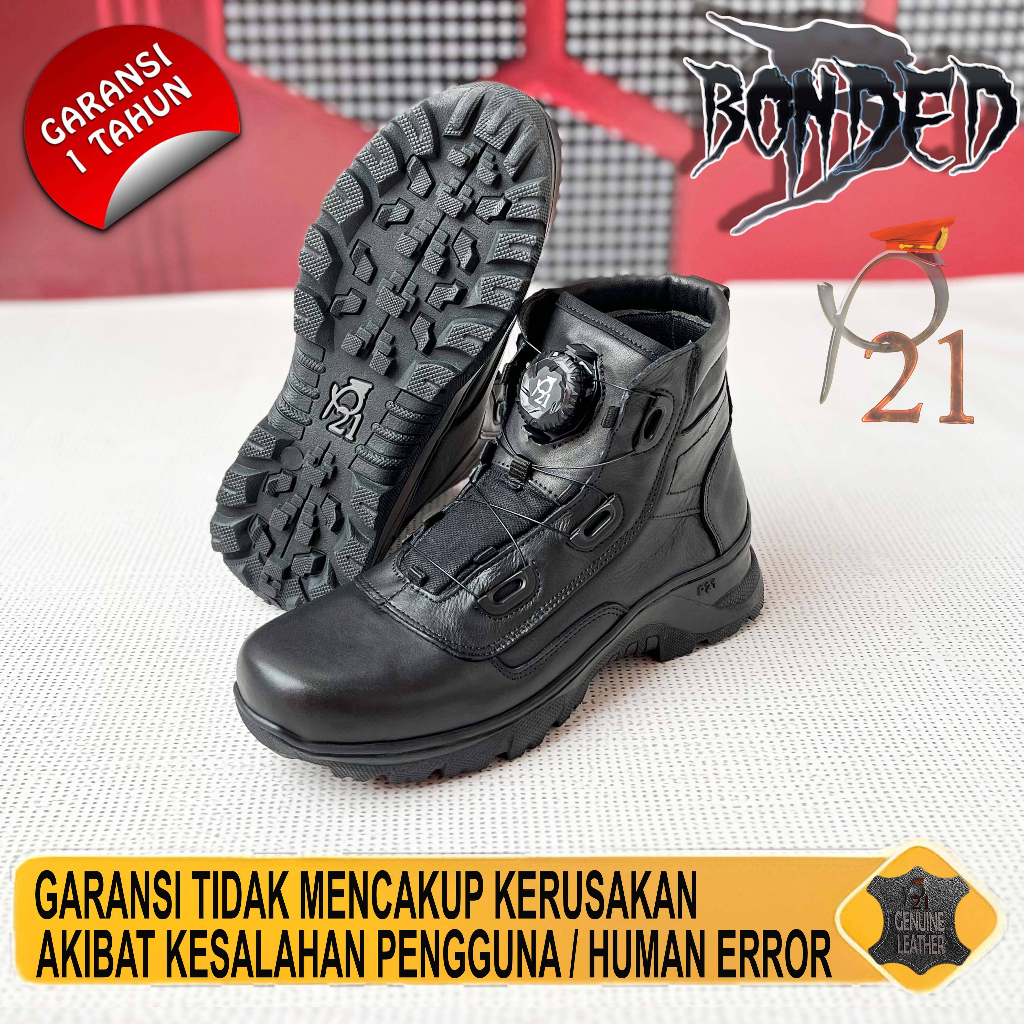 Jual Bonded PDL Lantas Polri Sepatu P21 | Shopee Indonesia