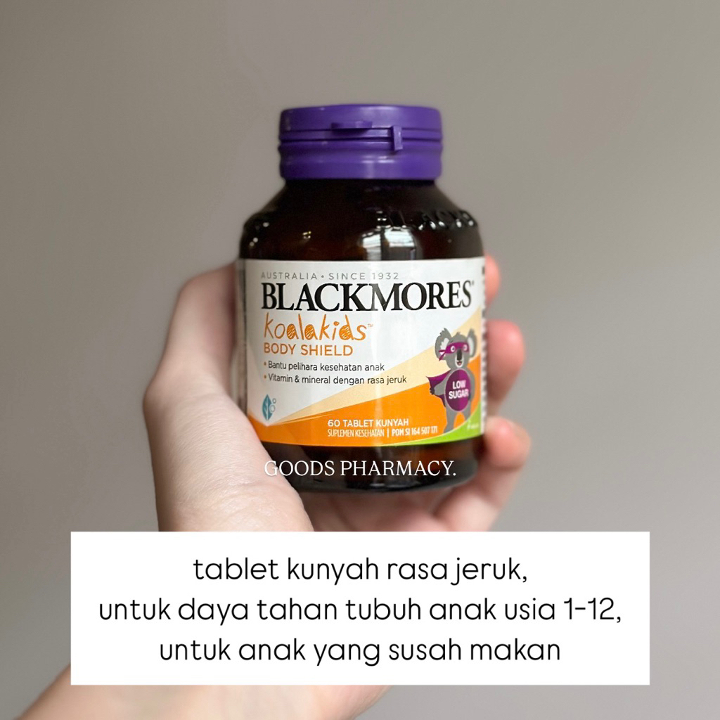 Jual Blackmores Koala Kids Body Shield (60 Tablet) | Shopee Indonesia
