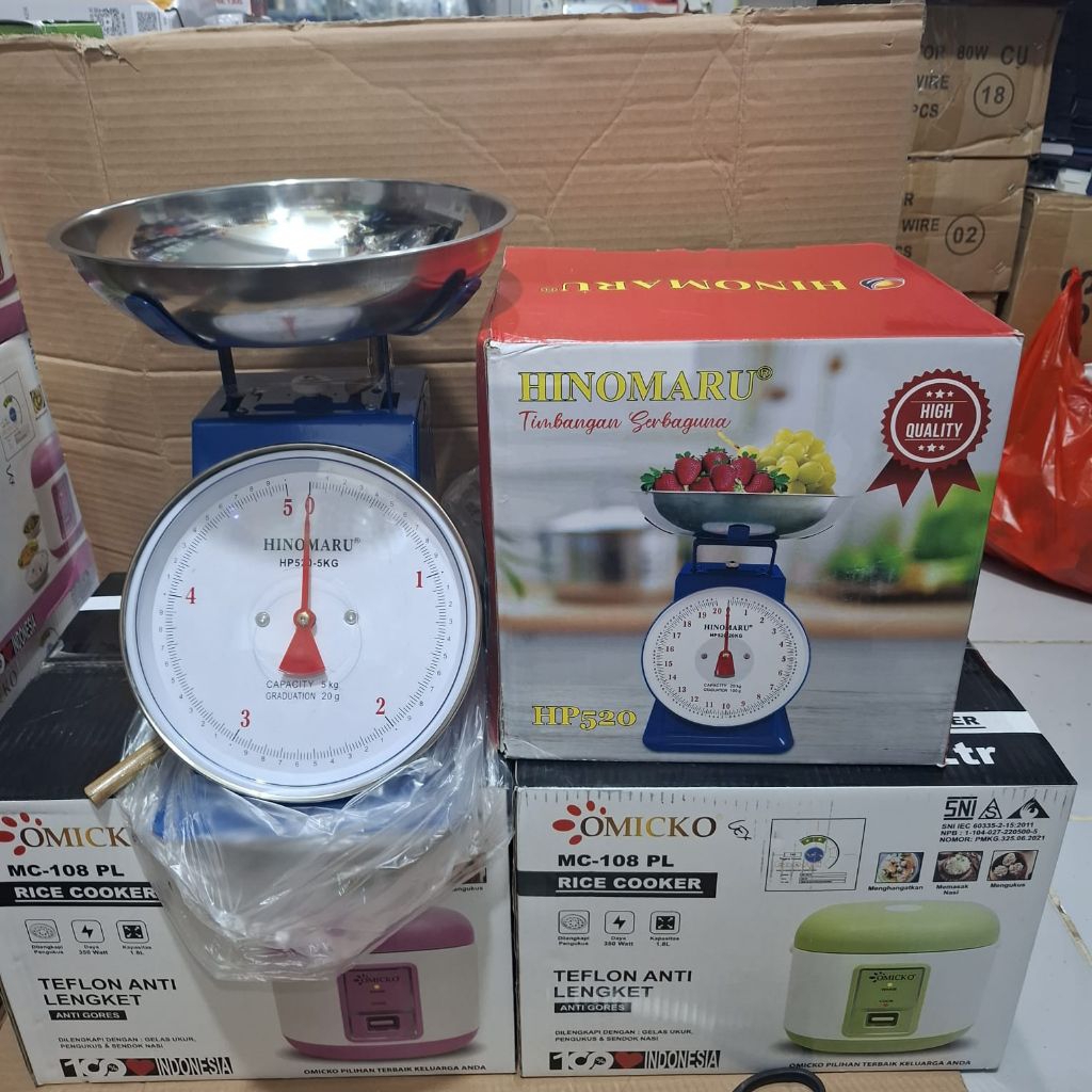 Jual Timbangan duduk jarum analog 5 kg HINOMARU | Shopee Indonesia