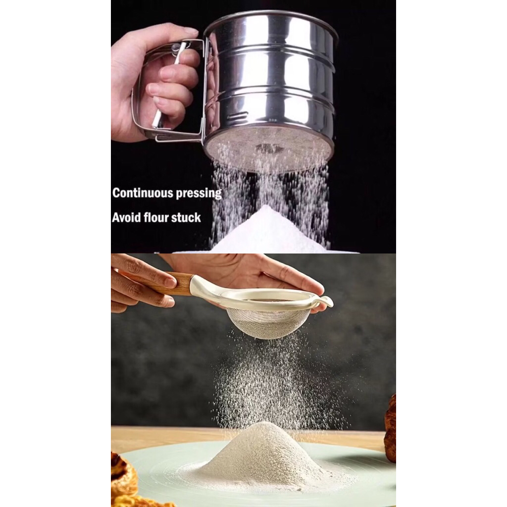 Jual SARINGAN PENGAYAK GULA TEPUNG STAINLES STEEL | Shopee Indonesia