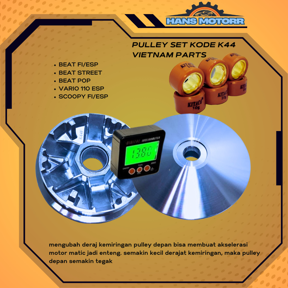 Jual Pulley Rumah roller bubut custom 13,5 13,8 racing beat esp pop ...