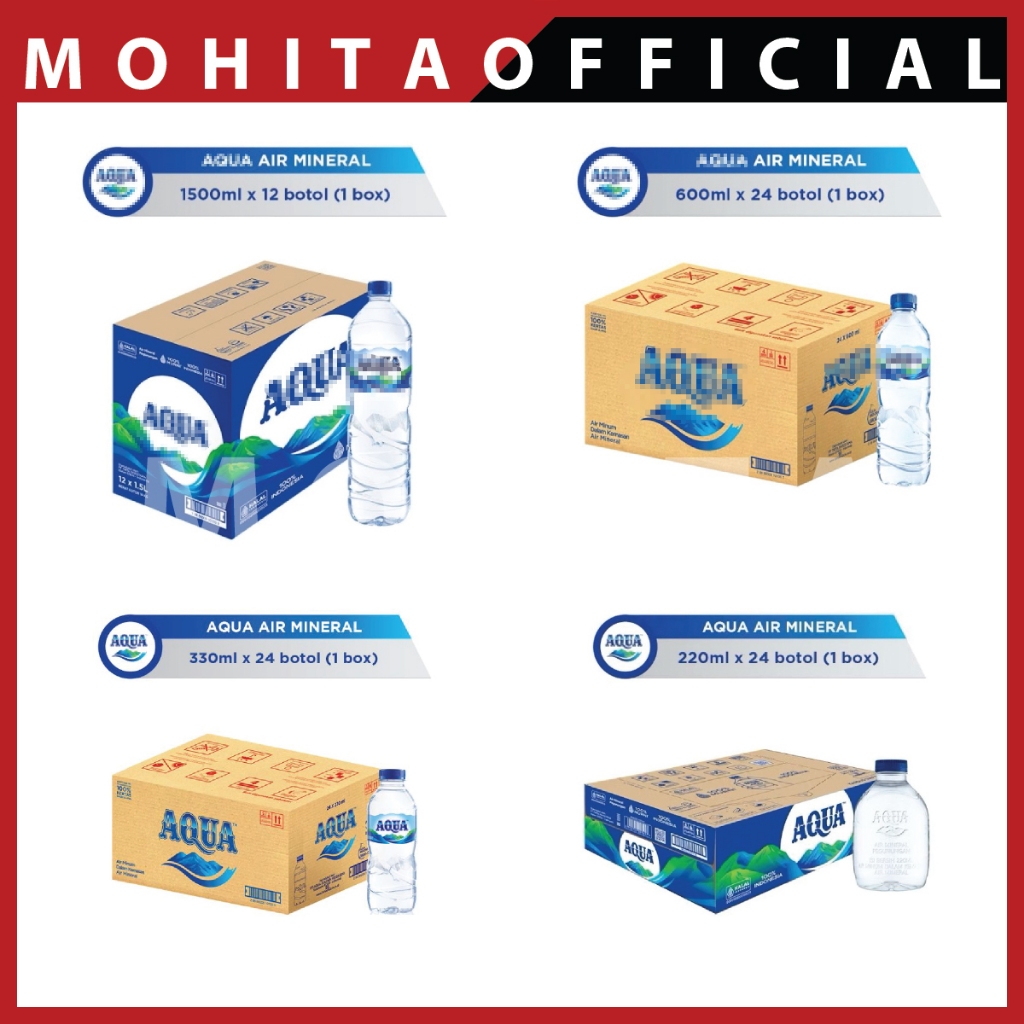 Jual aqua besar isi 12/aqua tanggung isi 24/aqua kecil isi 24/aqua mini ...