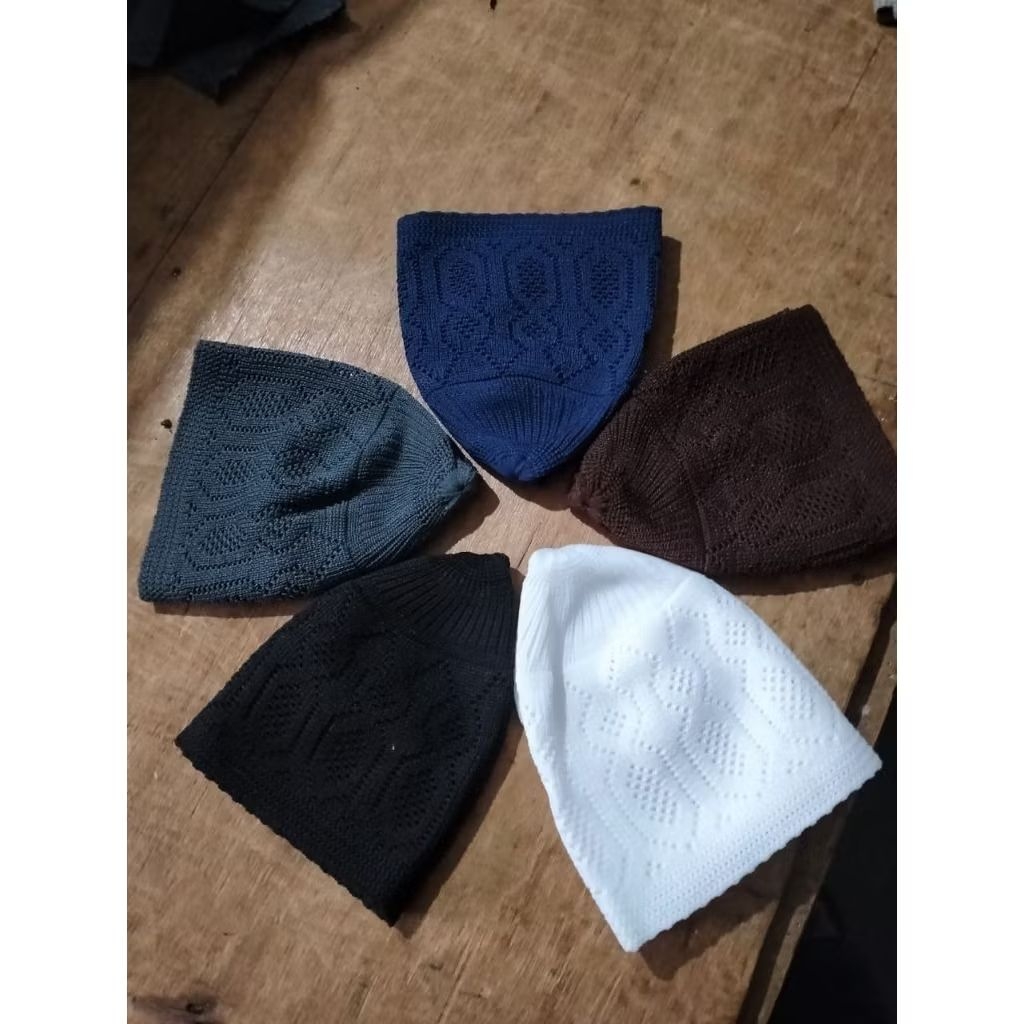 Jual PECI RAJUT DEWAsa//peci murah//peci umroh//peci haji ( 20pcs/ 1 ...