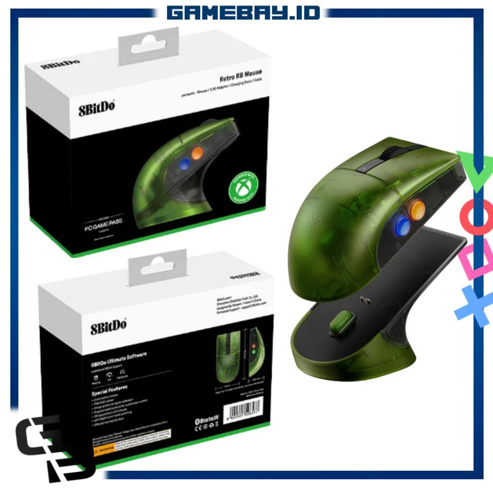 Jual 8BitDo Retro R8 Mouse - Xbox Edition / Gaming Mouse PC | Shopee ...