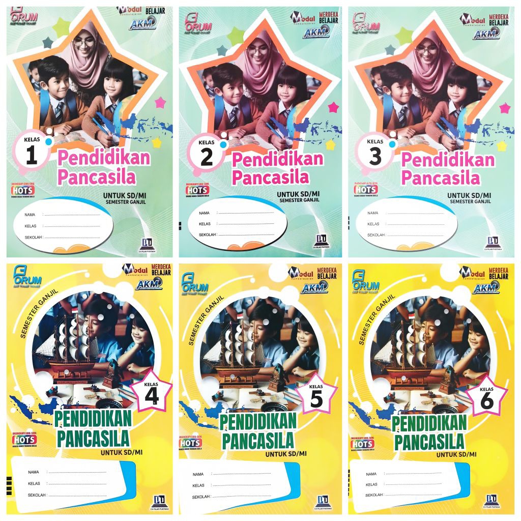 Jual BUKU LKS SD MI FORUM PENDIDIKAN PANCASILA KELAS 1 2 3 4 5 6 SEMESTER 1 GANJIL KURIKULUM ...