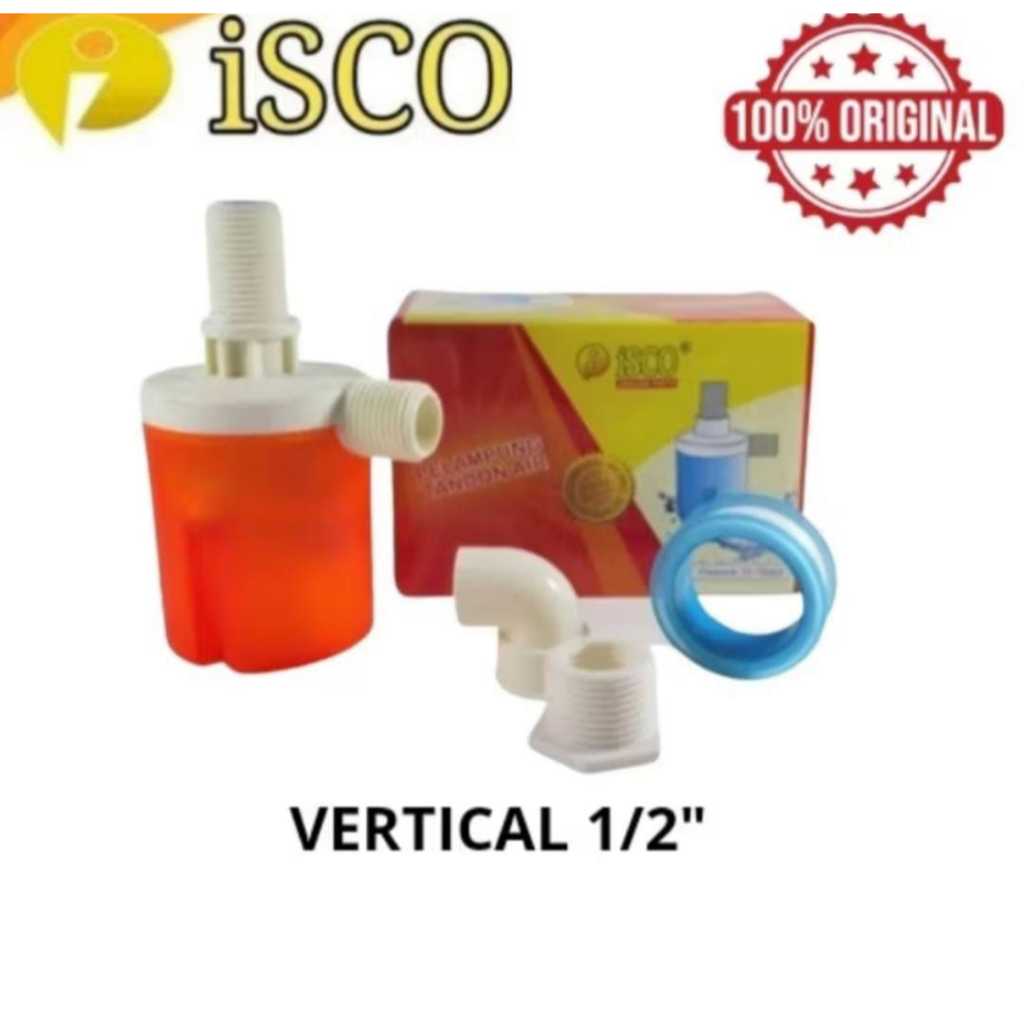 Jual Pelampung Tandon Air Toren Air 1/2" VERTIKAL ISCO 100% ORGINAL ...