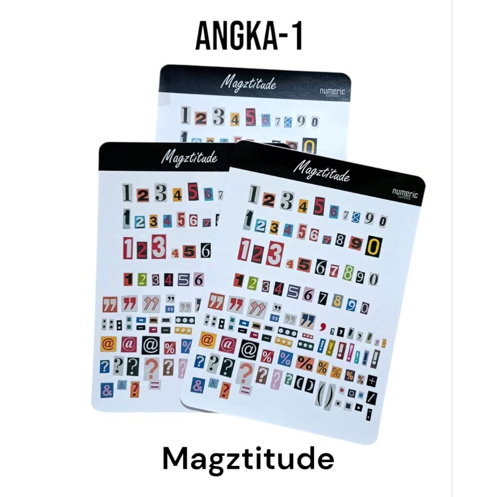 Jual Stiker Angka Multifungsi A5 – Tanggal Kalender & Dekor Angka ...
