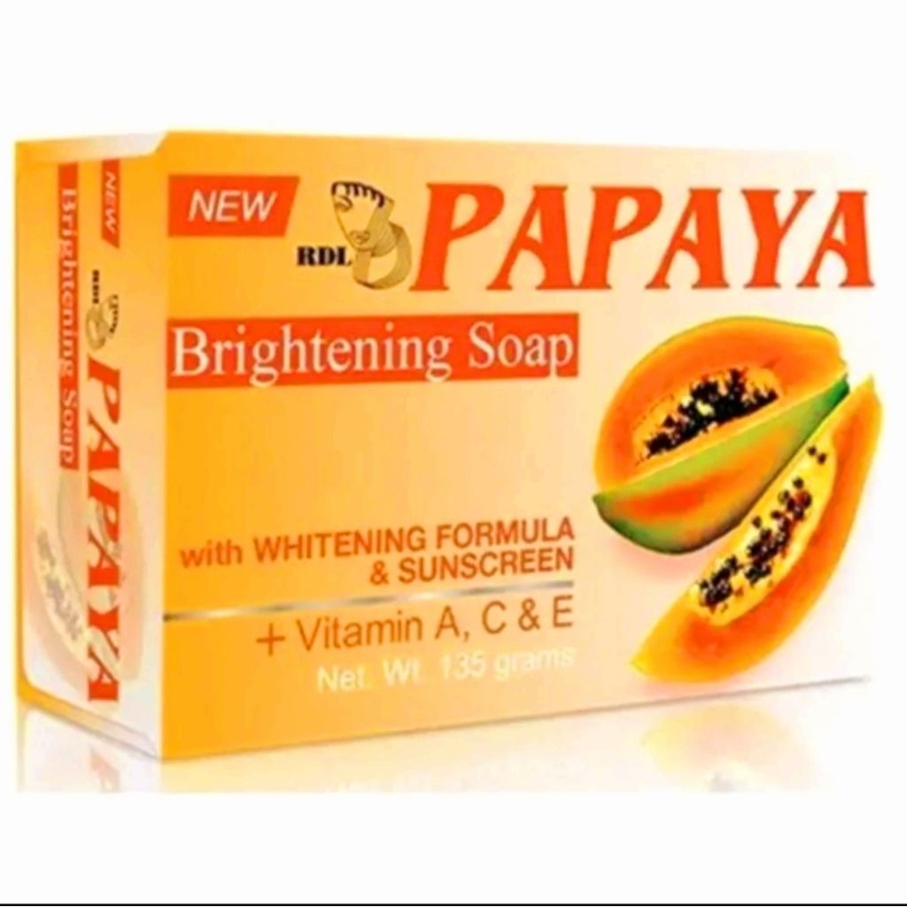Jual PAPAYA RDL ORIGINAL sabun Papa rdl brightening soap | Shopee Indonesia