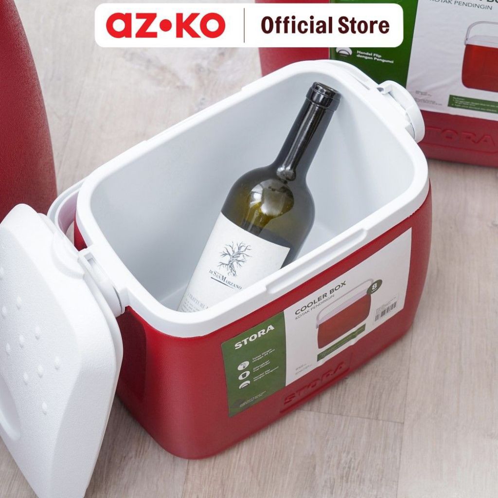 Jual AZKO Stora 8 ltr Flip Cooler Box Pendingin Tempat Penjaga Suhu ...