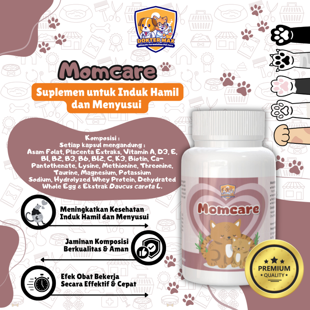 Jual [DOKTERMAX] Momcare - 30 Kapsul (Suplemen Induk/Ibu Hamil dan ...