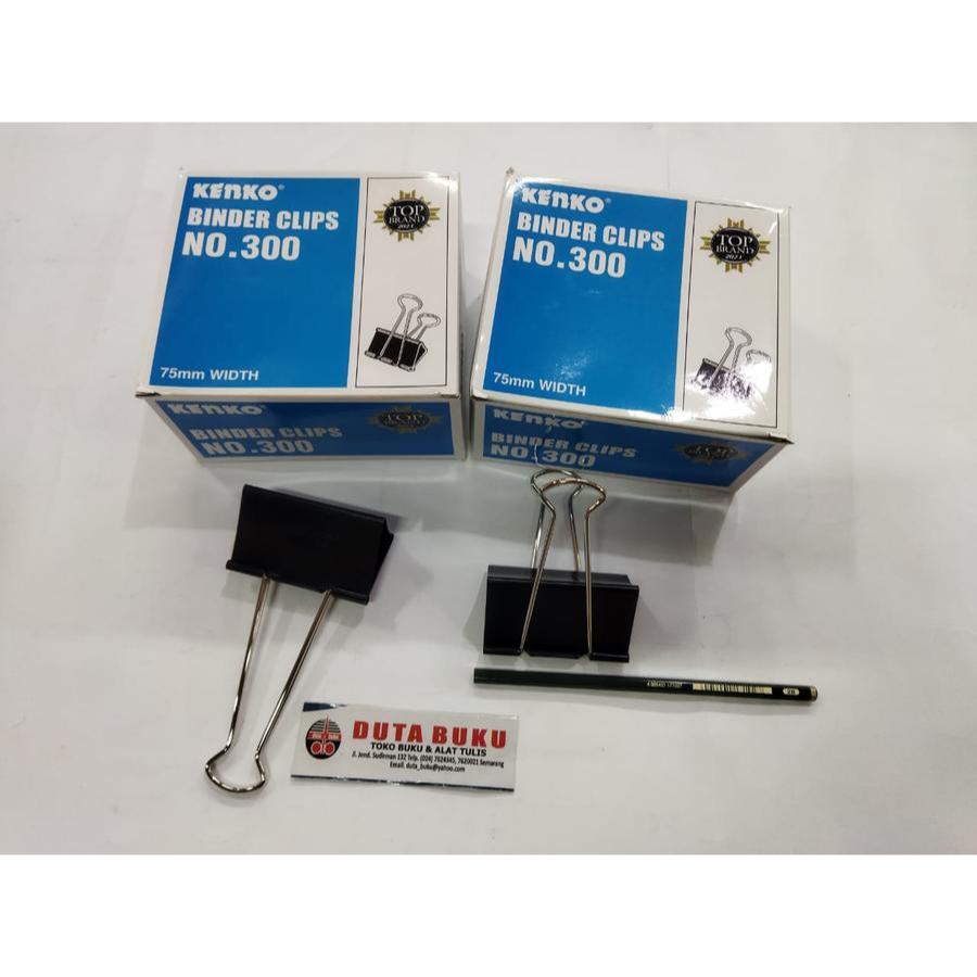 Jual Binder Clips / Klip Kertas Jumbo No 300 Joyko Penjepit Kertas ...