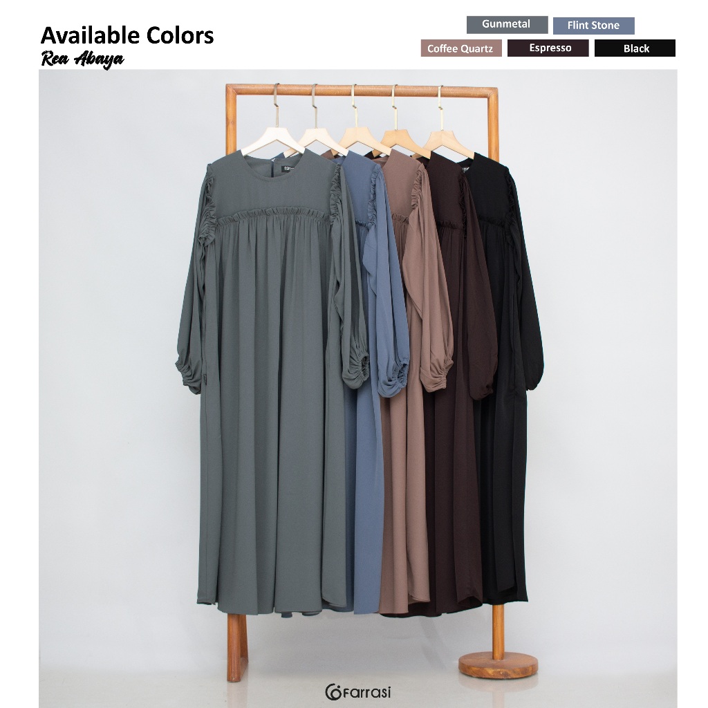 Jual Farrasi Rea Abaya | Abaya Muslimah | Abaya Eropa | Shopee Indonesia