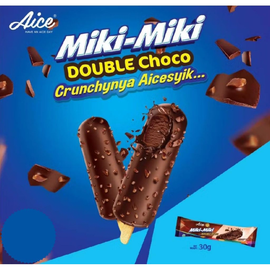 Jual ice cream Miki Miki chocolate / ice cream Miki Miki vanila ...