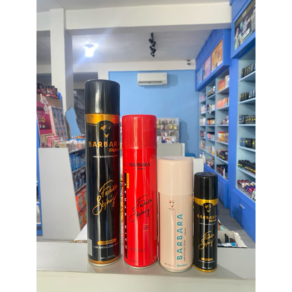 Jual Barbara Walden Hair Spray- Exstra Strong| Exstra Hold 450ml| 280ml ...