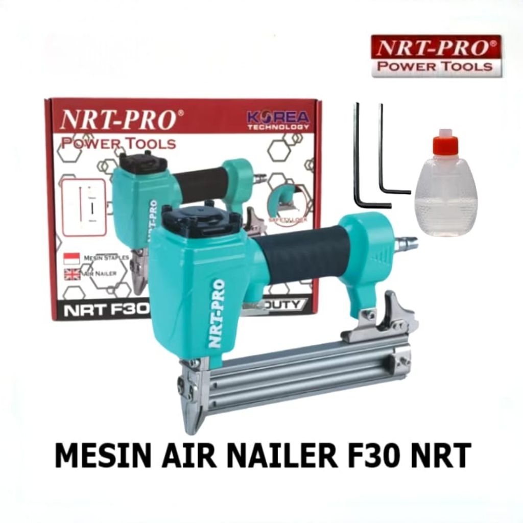 Jual NRT-PRO F30 AIR NAILER MESIN PAKU TEMBAK ANGIN STAPLES ANGIN NRT PRO F30 PAKU I LURUS ...