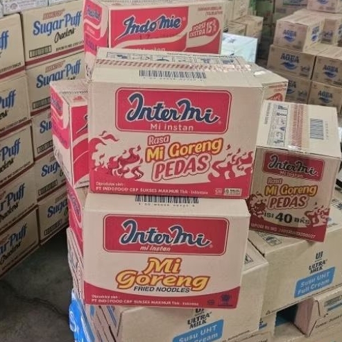 Jual CTN 40S- MIE GORENG INTERMI ORIGINAL - INTERMIE PEDAS ISI 40PCS ...