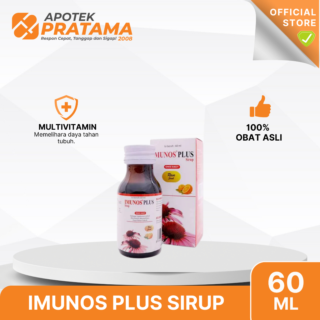 Jual IMUNOS PLUS SIRUP 60ML / IMUNOS PLUS SYR | Shopee Indonesia