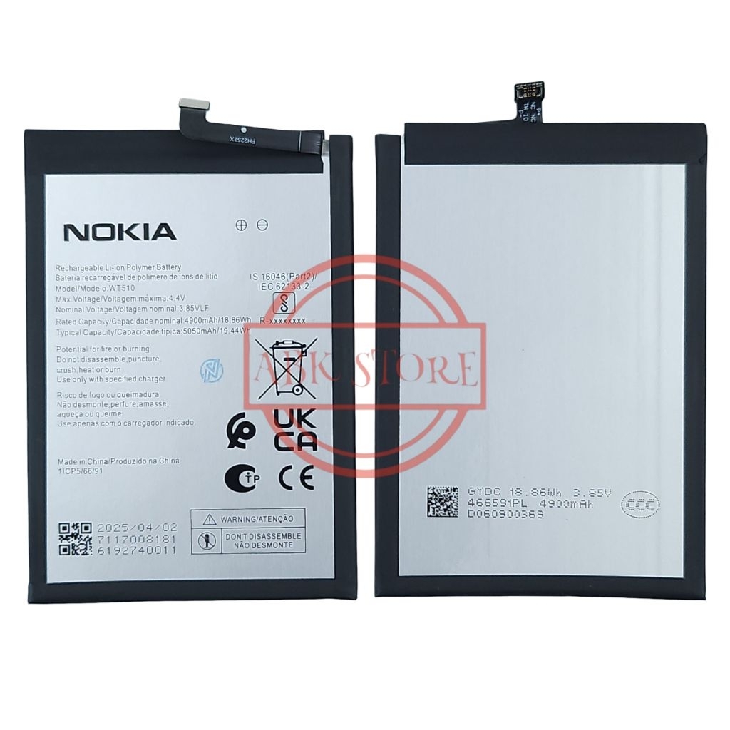 Jual BATERAI WT510 FOR NOKIA C21 PLUS / NOKIA C31 BATTERY | Shopee ...