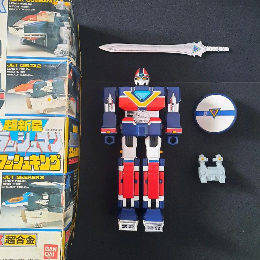 Jual Bandai DX Flashking Flashman Chogokin Vintage Robot Popy Godaikin ...