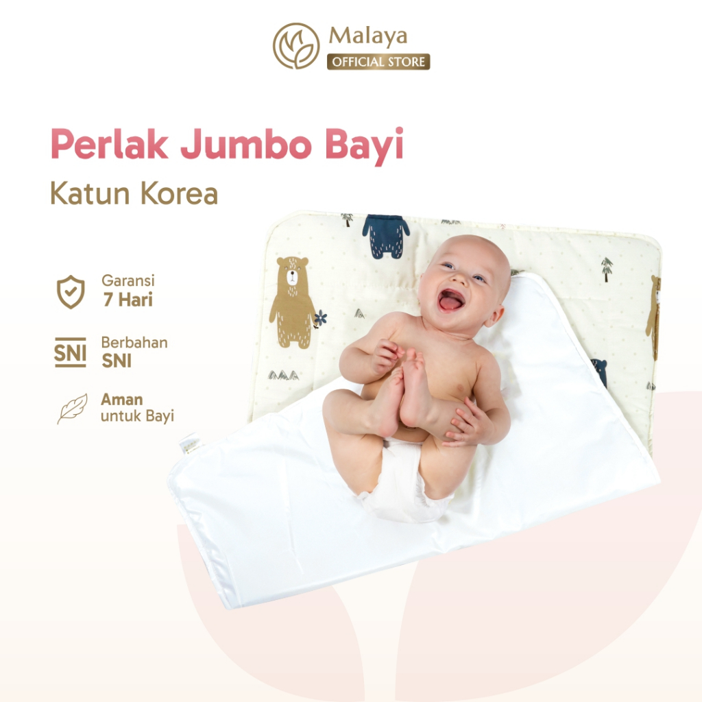 Jual Malaya Baby | Perlak Bayi Waterproof Ukuran Jumbo 90 X 70 Katun ...
