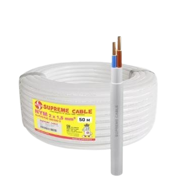 Jual SUPREME Kabel Listrik NYM 2x1.5 Tunggal Kawat 2 x 1,5 50 METER | Shopee Indonesia