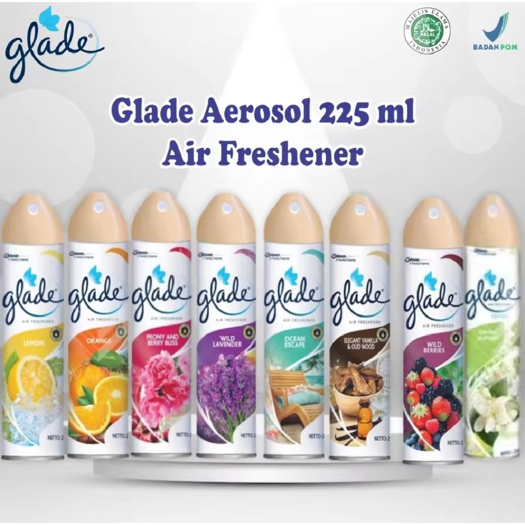 Jual Glade Pewangi Pengharum Ruangan Semprot Aerosol 225ml / 200ml New ...