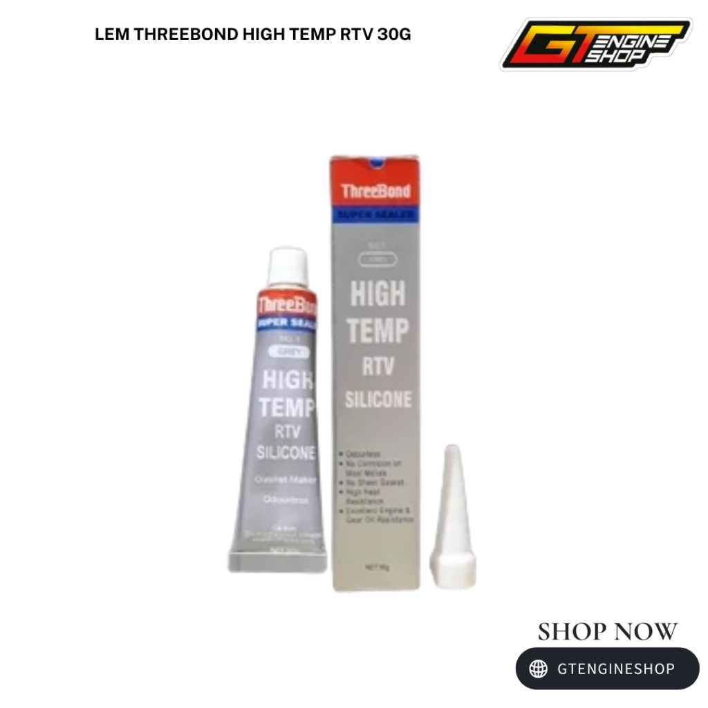 Jual LEM THREEBOND HIGHTEMP RTV SILICONE 30G LEM THREEBOND SUPER SEALER ...