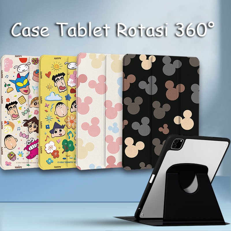 Jual Case Desain Lipat 3 Putar 720° ipad Gen 10 Case With Slot Pena for ...