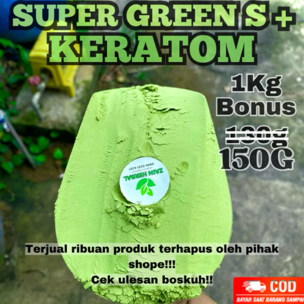 Jual bubuk hijau daun purli asli kalimantan grade s+ dan a+ | Shopee ...