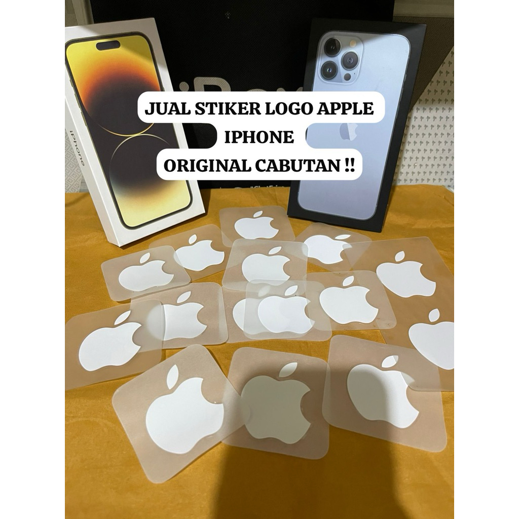 Jual Stiker logo iphone original | Shopee Indonesia