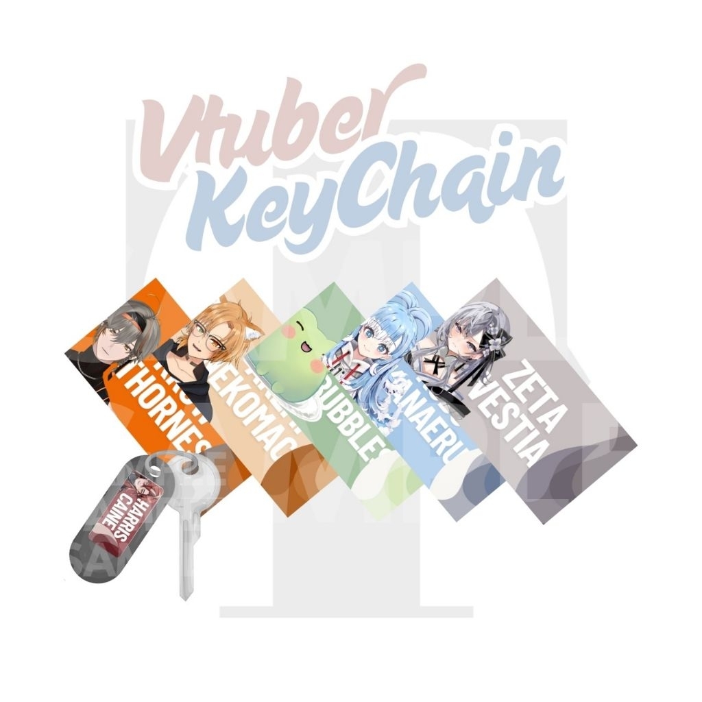 Jual VTUBER | Tag Keychain Merchandise! Gantungan Kunci! (Hololive ...