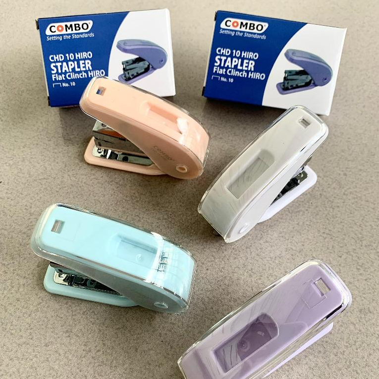 Jual Stapler Effortless Flat Clinch Hiro Combo CHD-10 - Stapler Combo ...