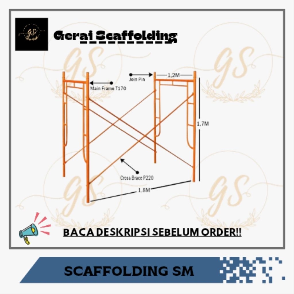 Jual SCAFFOLDING MERK SM (SET) | Shopee Indonesia