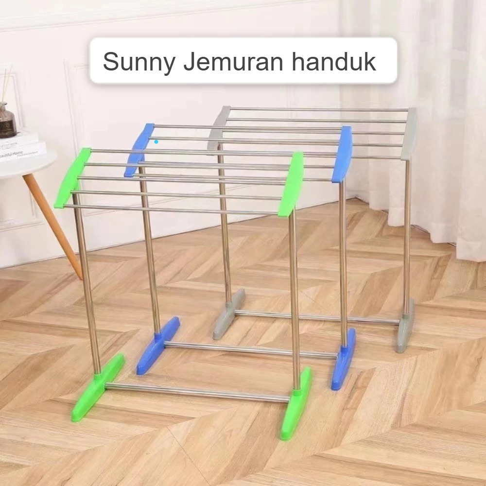Jual Jemuran Handuk Stainless Stell Sunny Jemuran Handuk Baju Berdiri ...